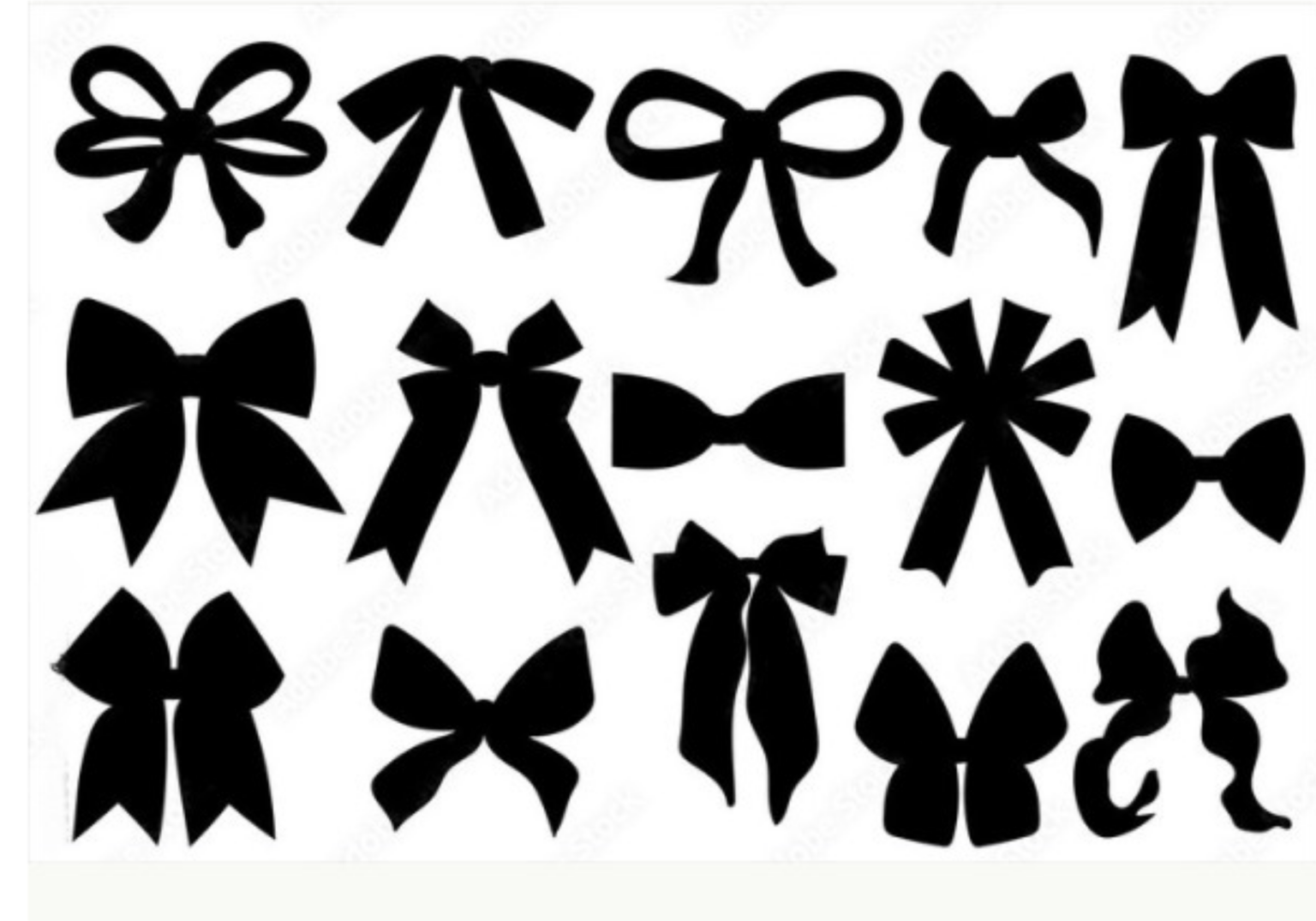 Tải File Nơ Vector Trang Trí Cực Đẹp 2024 File, AI, PDF, EPS