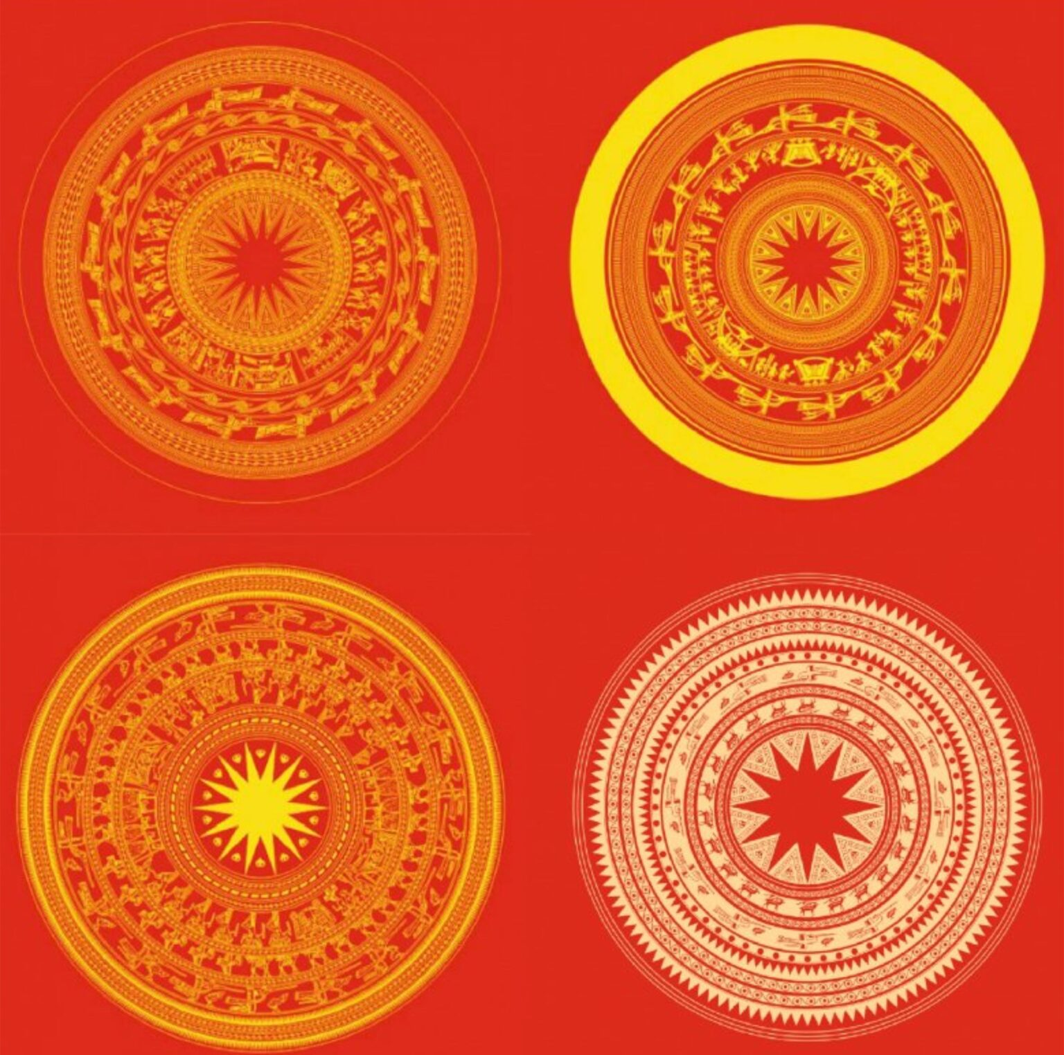 Logo trống đồng vector - Logo Trống đồng Vector Free Download